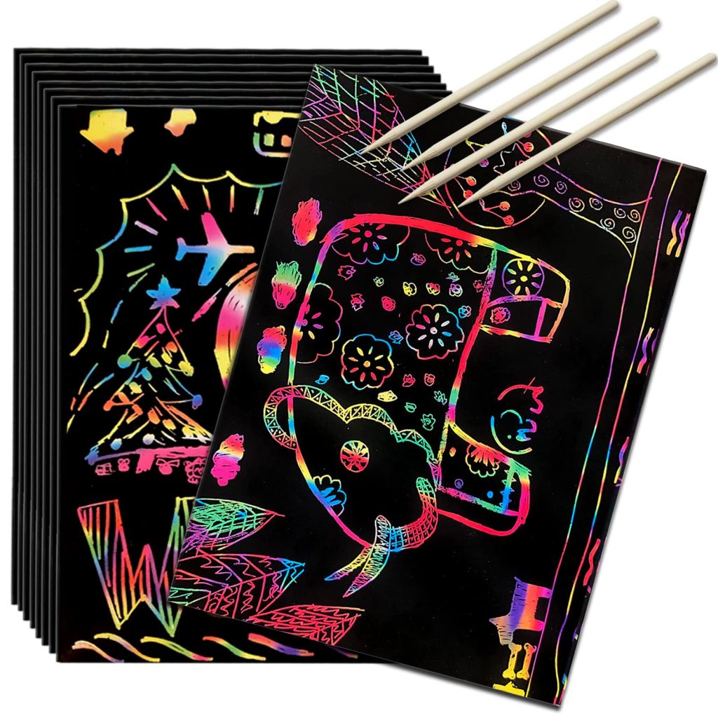 PAQ. 8 PAPEL SCRATCH 20×28 PARA DIBUJAR – Ecoremates